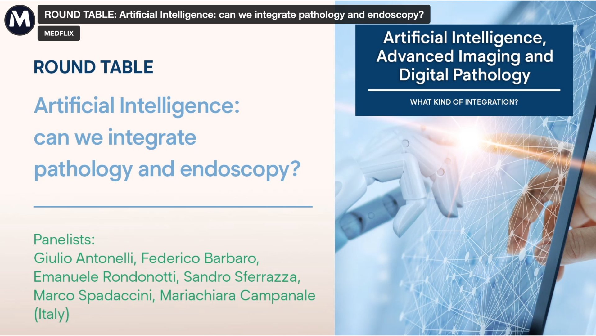ROUND TABLE: Artificial Intelligence: can we integrate pathology and ...