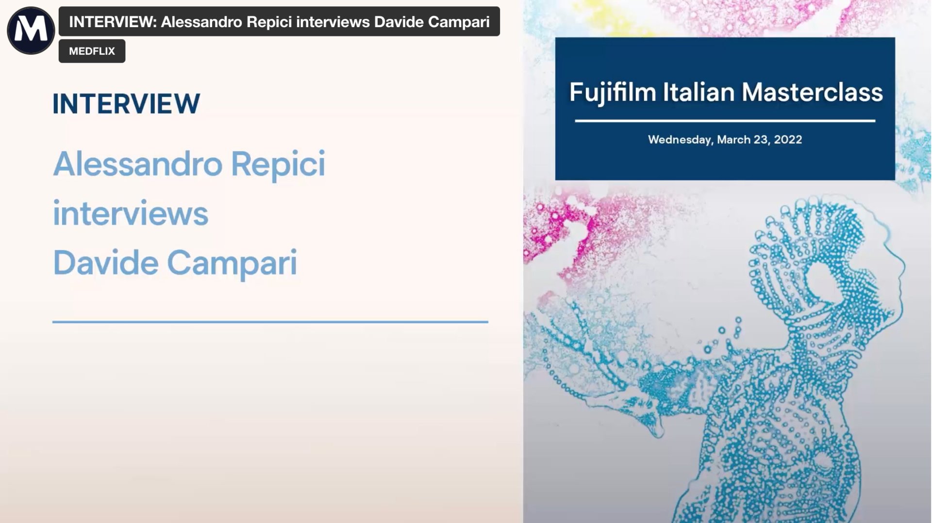INTERVIEW: Alessandro Repici interviews Davide Campari - Endoscopy On Air