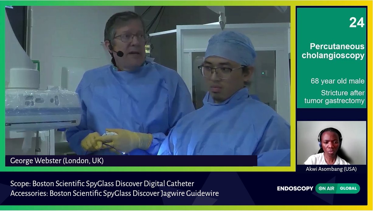 Percutaneous cholangioscopy - George Webster - Endoscopy On Air
