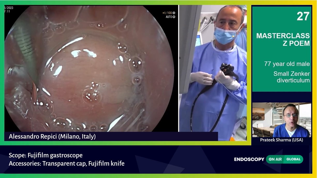 Live Masterclass Z POEM - Alessandro Repici - Endoscopy On Air